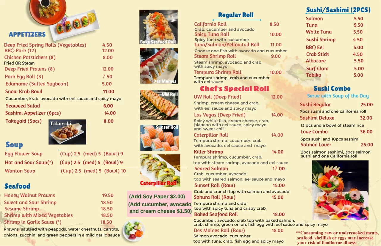 Menu - Mandarin Kitchen